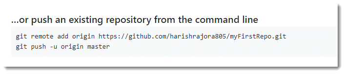 How to connect Git Local Repository with Remote Repository over GitHub?